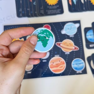 Solar System Activity for Kids – Space Flashcards, Planet Word Cards ...