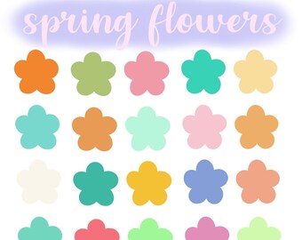 Spring Fling Procreate Color Palette Swatches Spring Flowers - Etsy