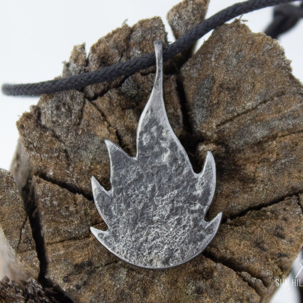 Flame Pendant - Etsy