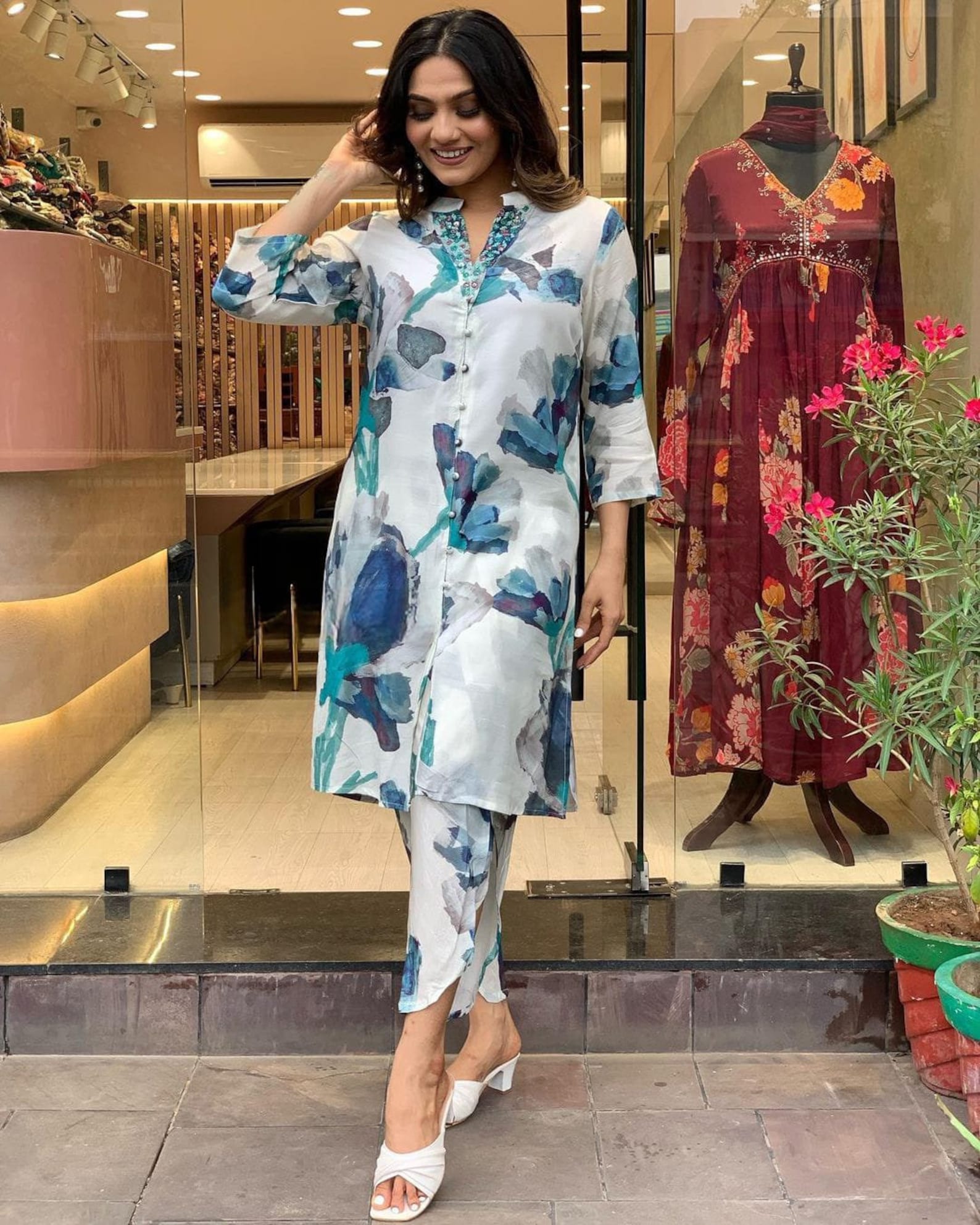 Indian Womens Co-ord Sets Cotton Co-ord Sets Embroiderd Co-ord Set ...