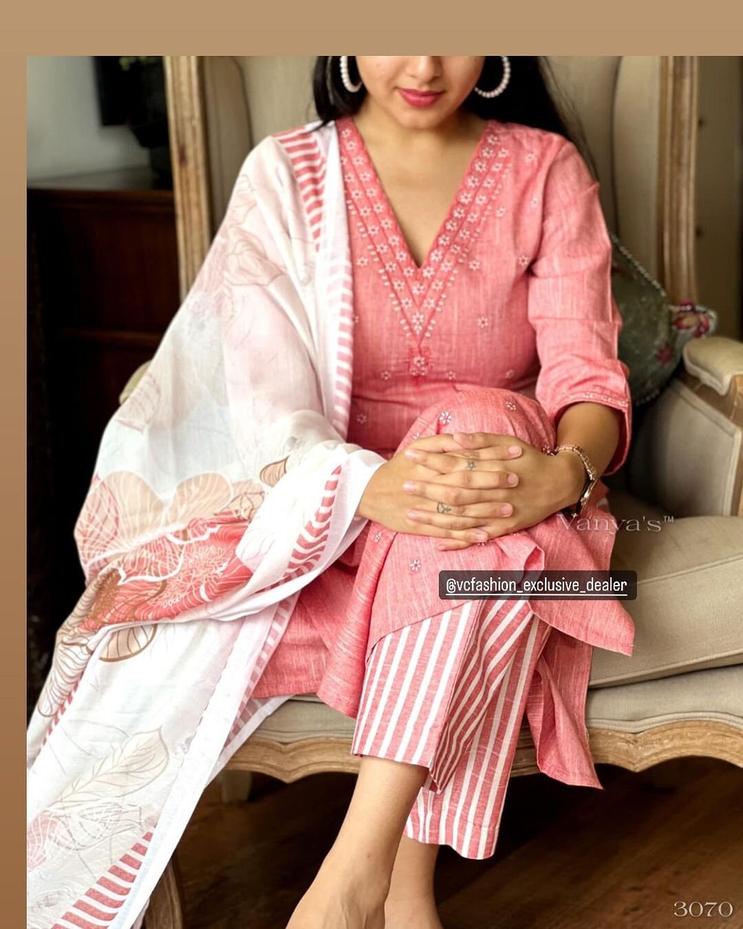 Cotton Handloom Three Pcs Suit for Womens, Handloom Quality, Salwar ...