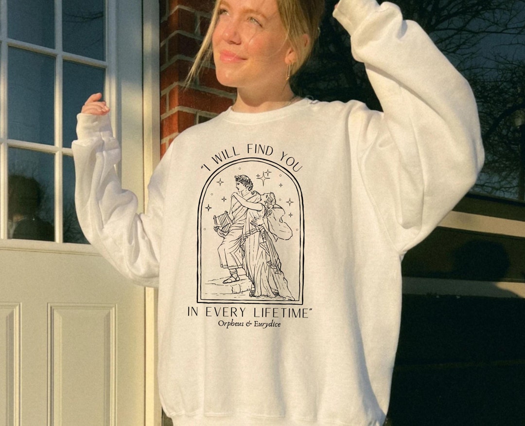 Orpheus Eurydice Greek Mythology Sweatshirt, Dark Academia Clothing ...