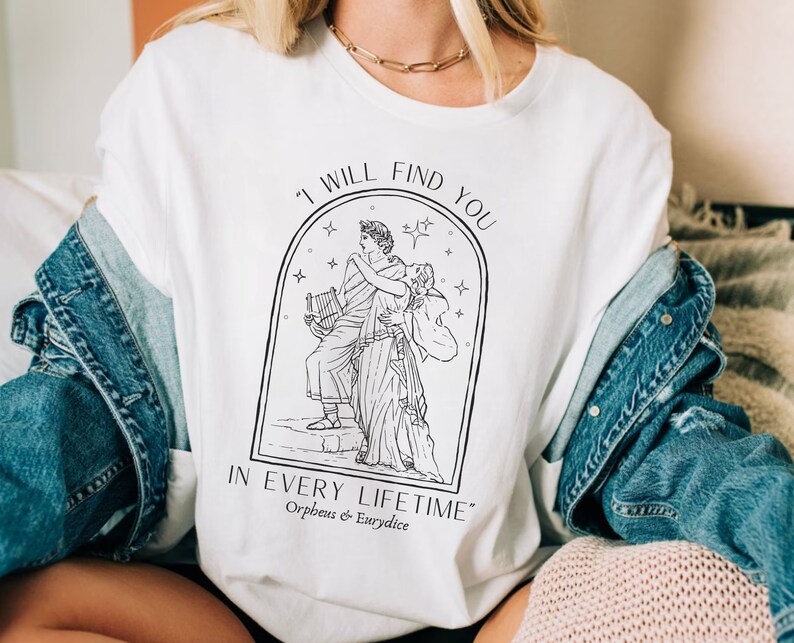 Orpheus Eurydice Greek Mythology Shirt Dark Academia Clothing Greek ...