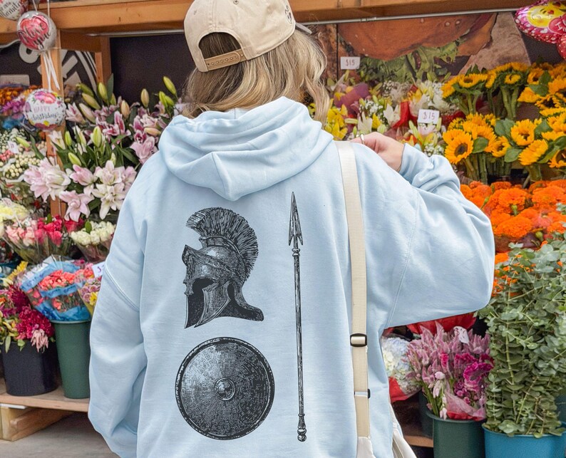 Greek Mythology the Iliad Hoodie - Troy Graphic Unisex Hoodie, the ...