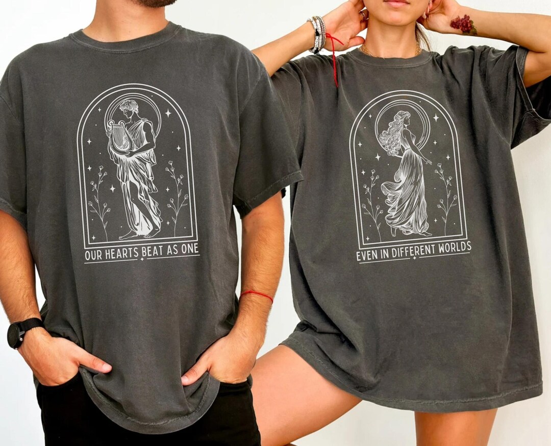 Orpheus Eurydice Greek Mythology Couple's Matching Shirt, Dark Academia ...
