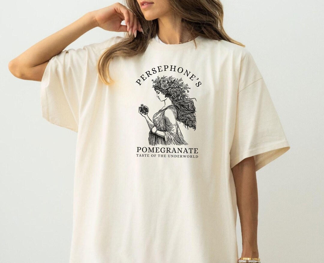 Persephone Shirt, Greek Mythology T-shirt, Greek Goddess Tee, Hades ...