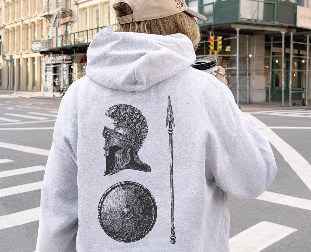 Greek Mythology the Iliad Hoodie - Troy Graphic Unisex Hoodie, the ...