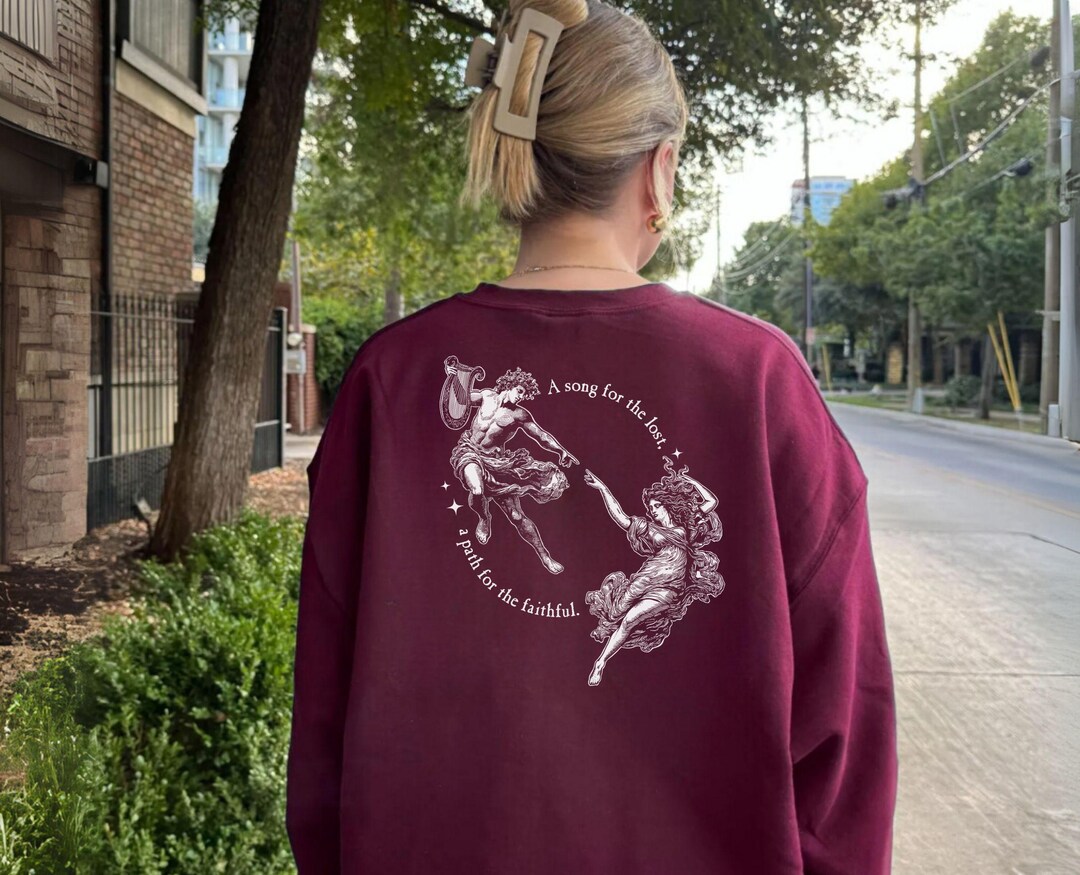 Orpheus Eurydice Greek Mythology Sweatshirt Dark Academia Clothing ...