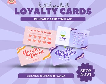 Loyalty Card Template, Cards With Rewards, Loyalty Card, Punch Card ...