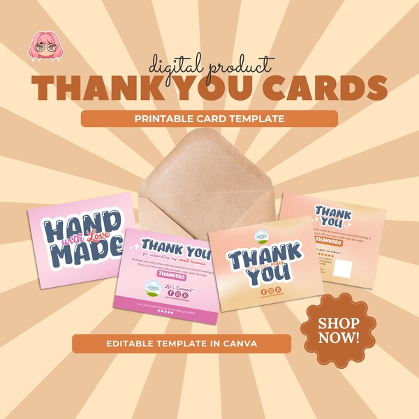 Loyalty Card Template by Karlalily - Etsy