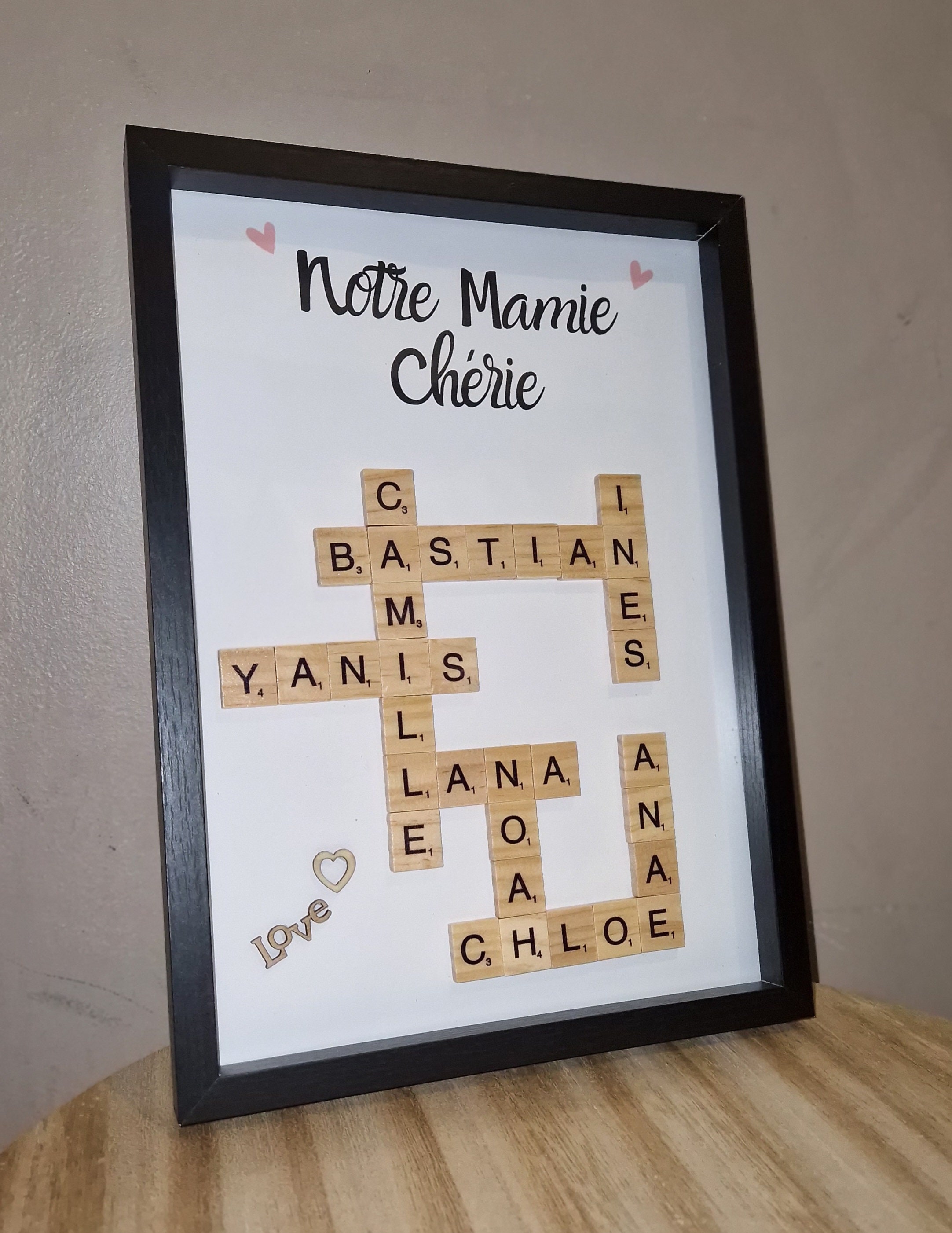 Scrabble Letter Frame - Etsy