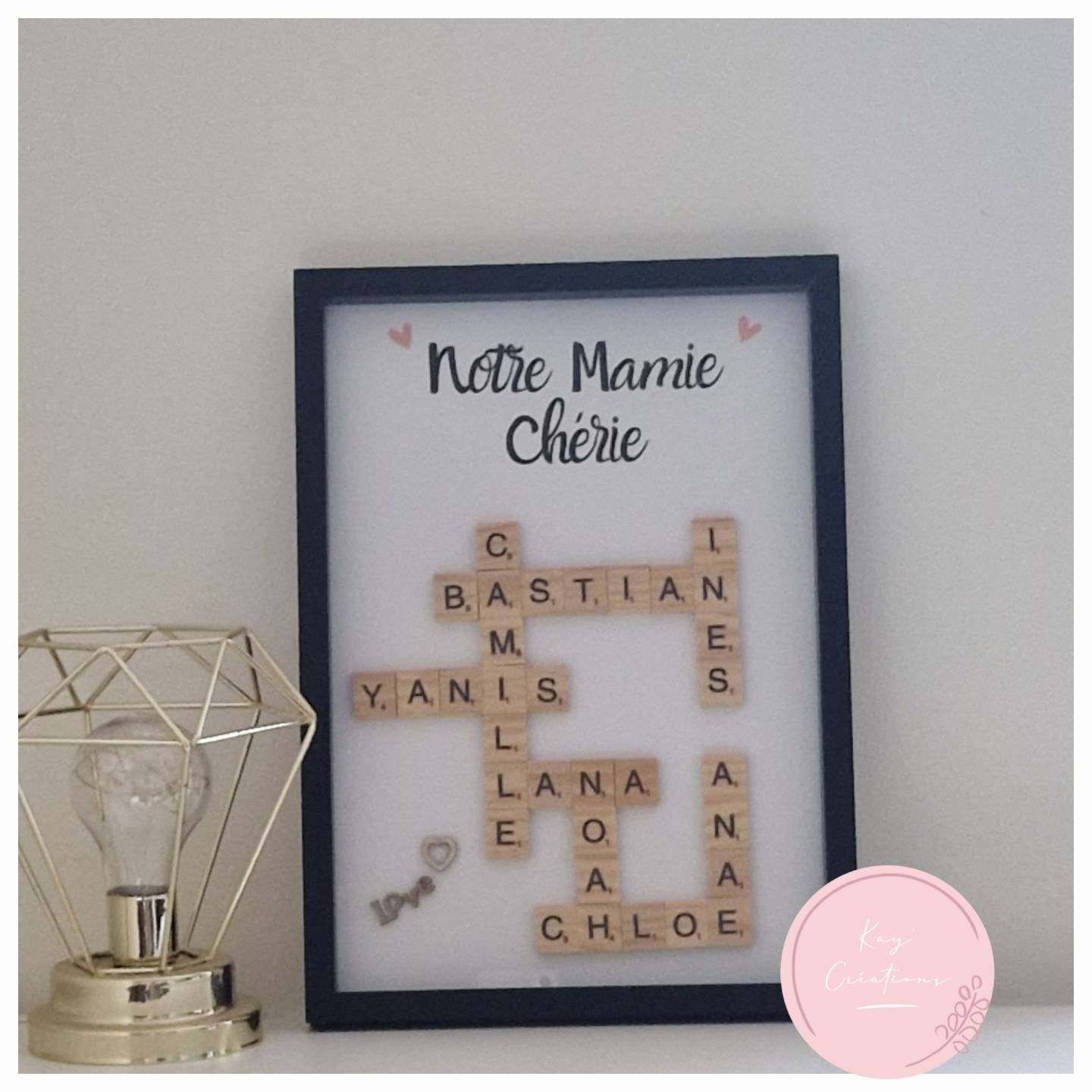 Scrabble Letter Frame - Etsy