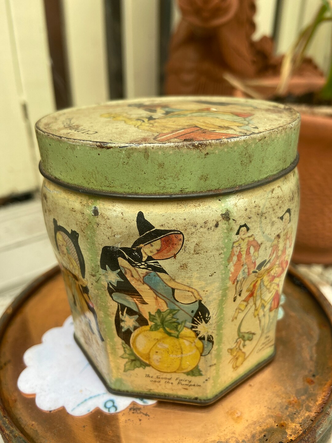 Vintage Cinderella Tin - Etsy