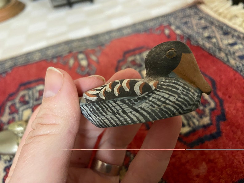 Vintage Wood Pewter Duck Collection - Etsy