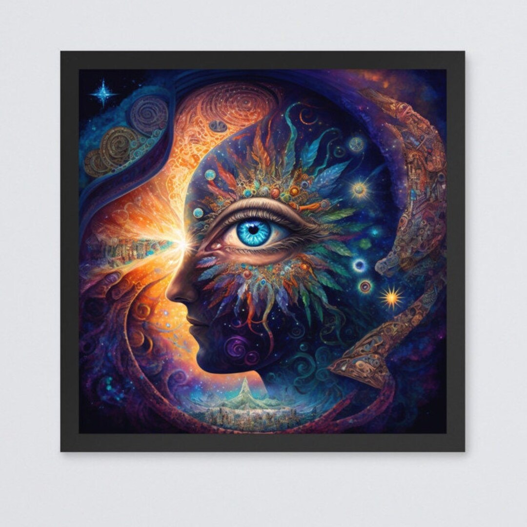 Framed Poster - Original Unique Art 01 - Archetype Visionary Collection ...