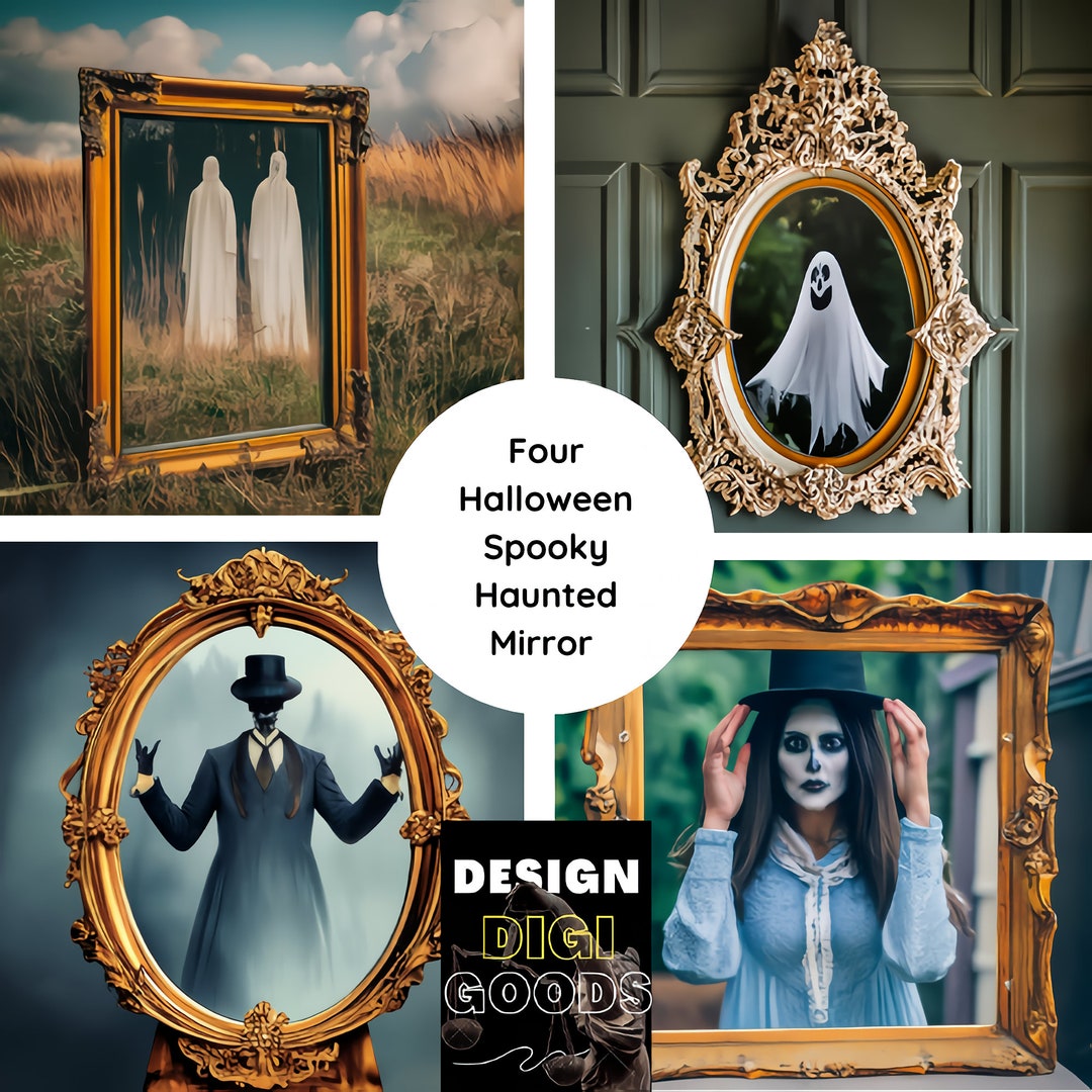 Haunted Mirror Illusion - Ghostly Spectral Figures in Framed Mirrors ...