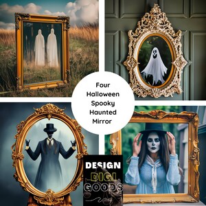 Haunted Mirror Illusion - Ghostly Spectral Figures in Framed Mirrors ...