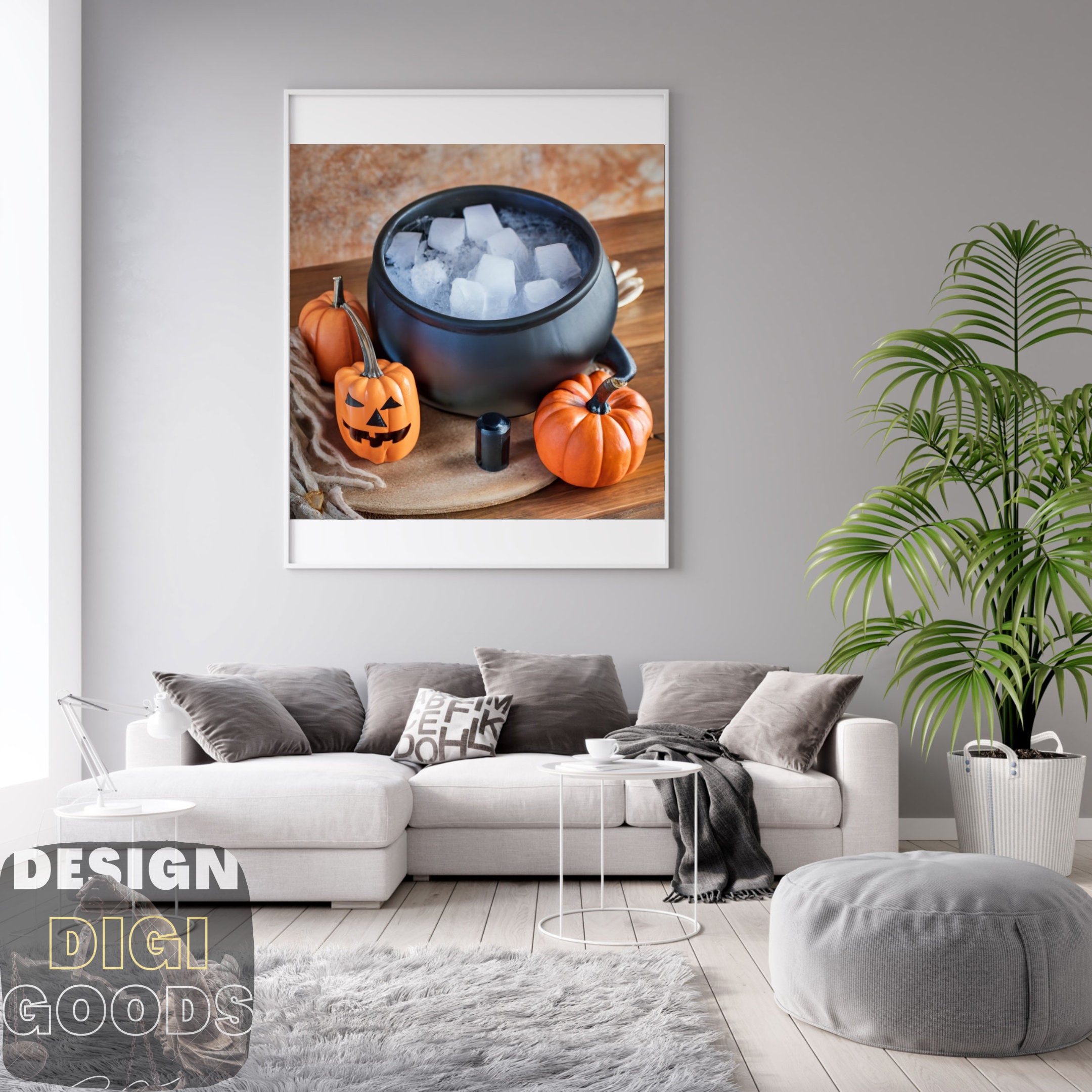 Witch's Cauldron Centerpieces - Spooky Halloween Decor With Faux ...