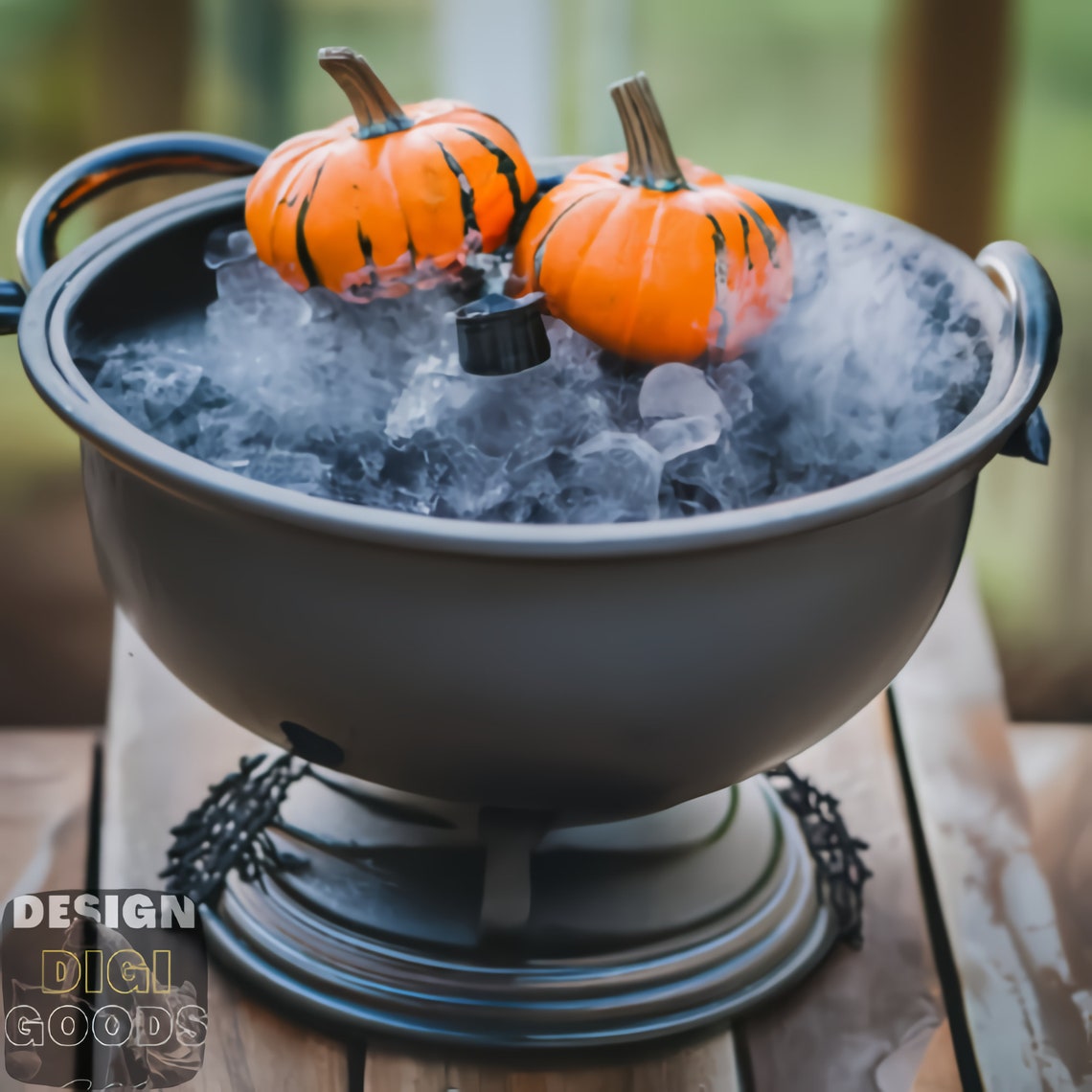 Witch's Cauldron Centerpieces - Spooky Halloween Decor With Faux ...