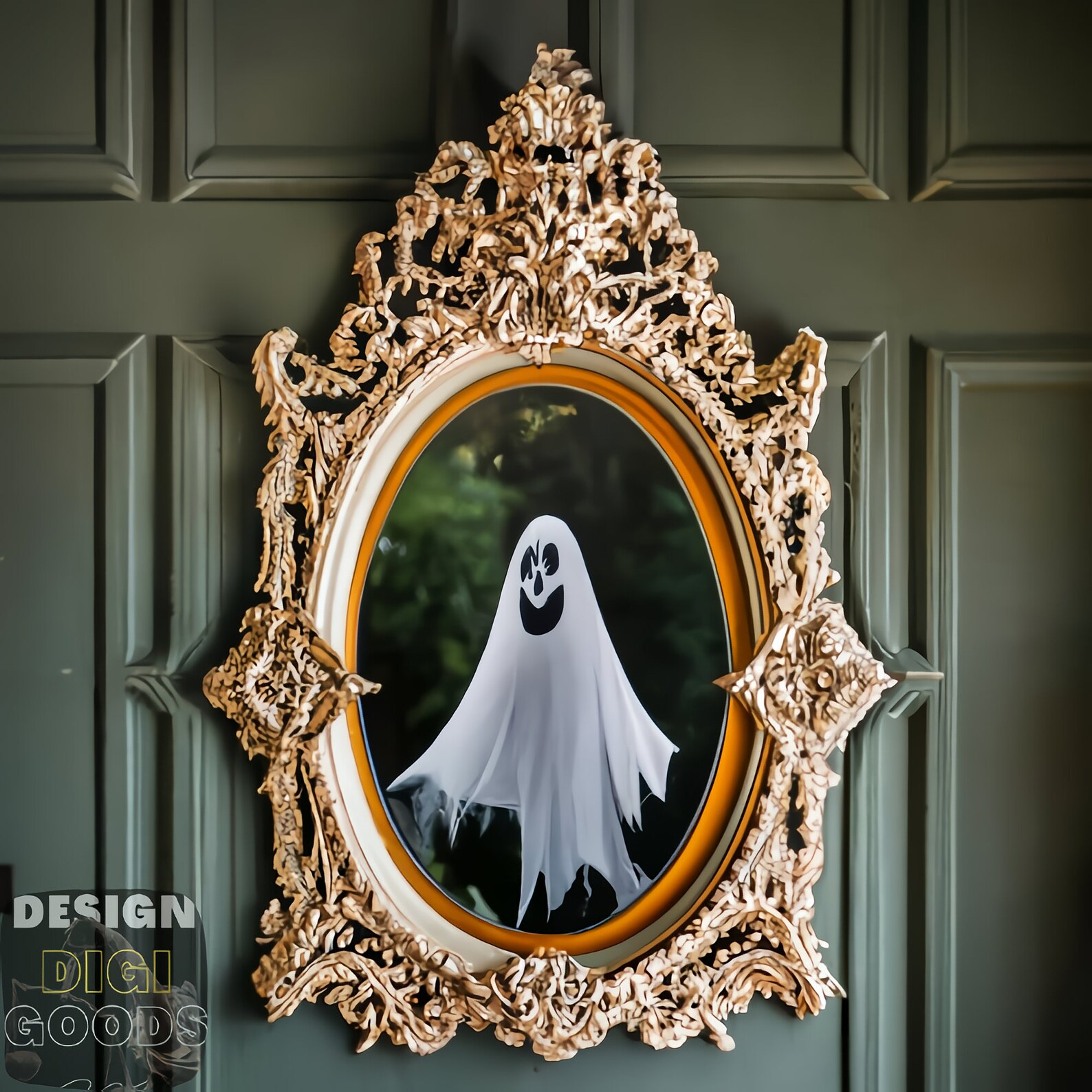 Haunted Mirror Illusion - Ghostly Spectral Figures in Framed Mirrors ...