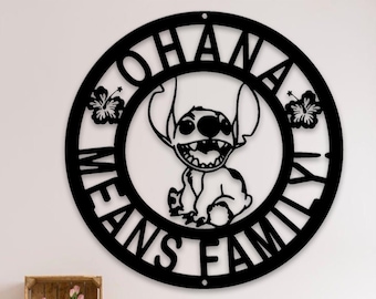 Stitch Metal Sign - Etsy