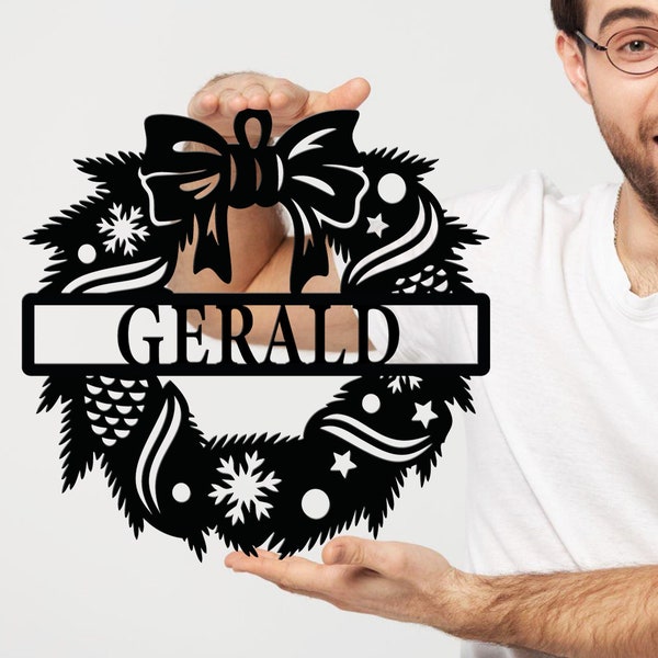 Metal Wreath Signs - Etsy