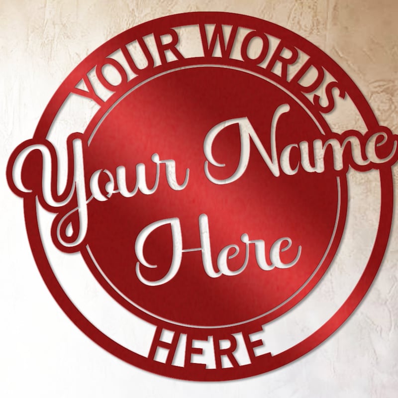 Gold Wording Sign - Etsy