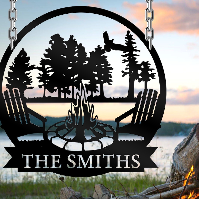 Campfire Sign - Etsy