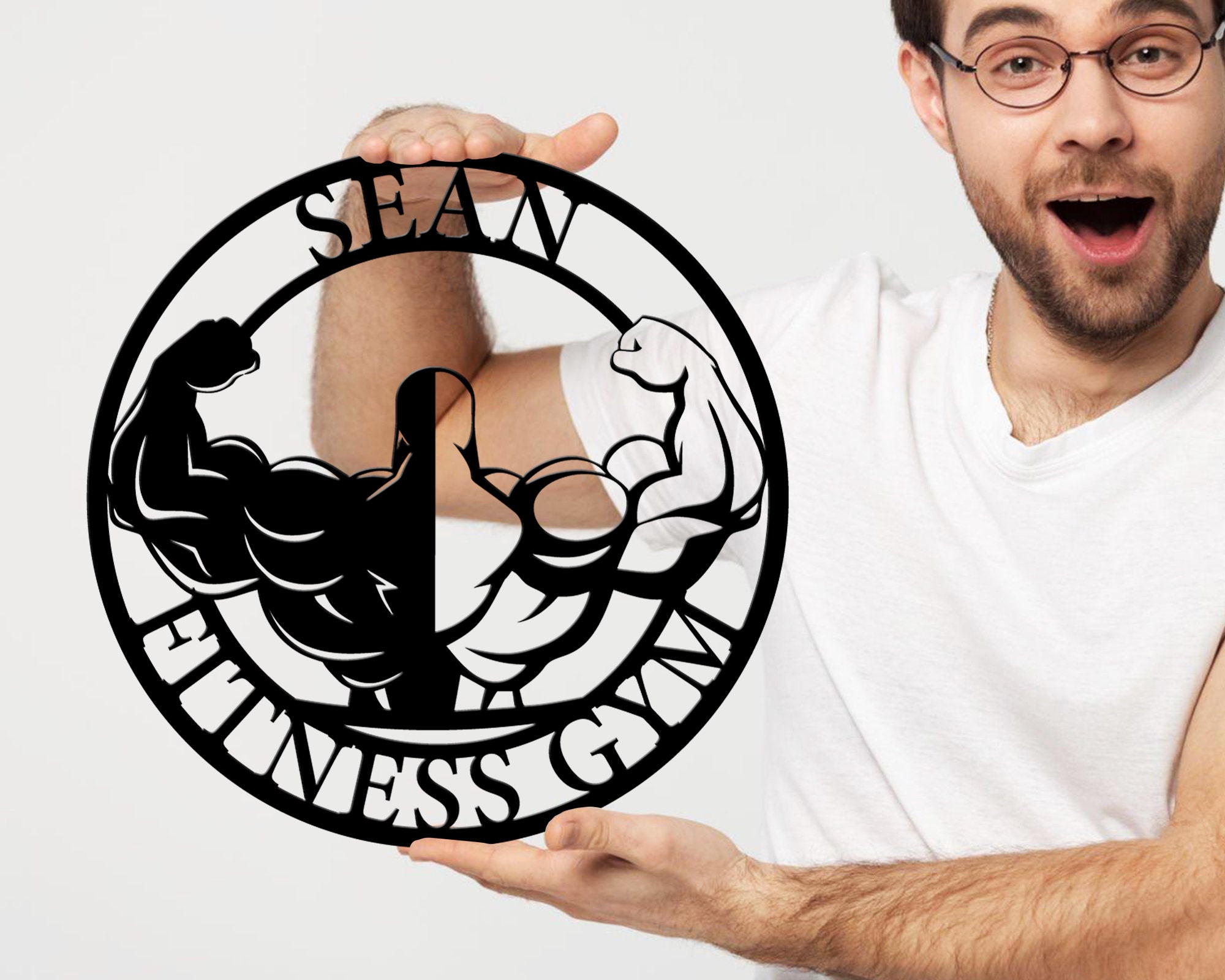 Personalized Metal Gym Sign Home Gym Sign Cross Fit Sign - Etsy