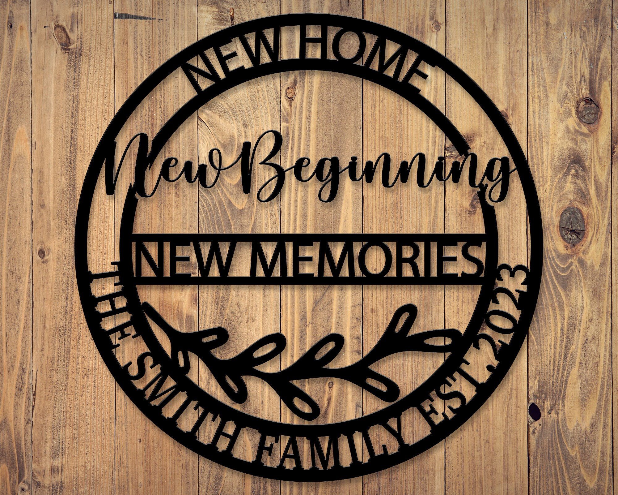 New Home New Beginning Metal Sign-memorie Sign-mothers Love Metal Sign ...