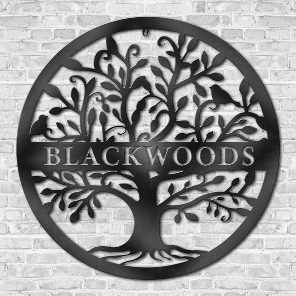 Metal Tree Wall Art - Etsy