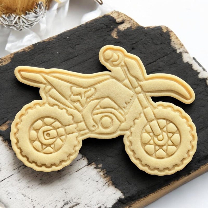 Motorcycle Cookie - Etsy