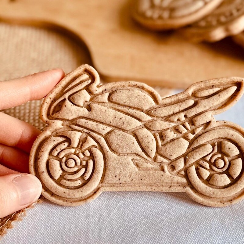 Motorcycle Cookie - Etsy