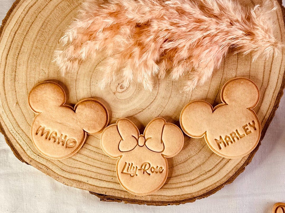 Mickey Minnie Cookie Cutters Customizable Mickey Minnie Cutter Cookie ...