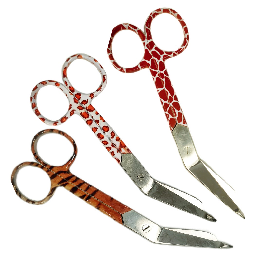 Nurse Scissors Bandage Scissors Animal Prints Giraffe / Leopard / Tiger ...