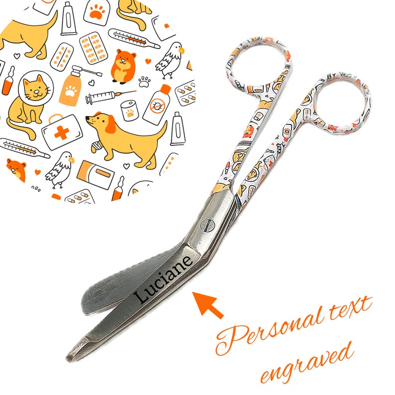 Nursing Scissors Set - Bandage Scissors + Kocher + Surgical Scissors ...