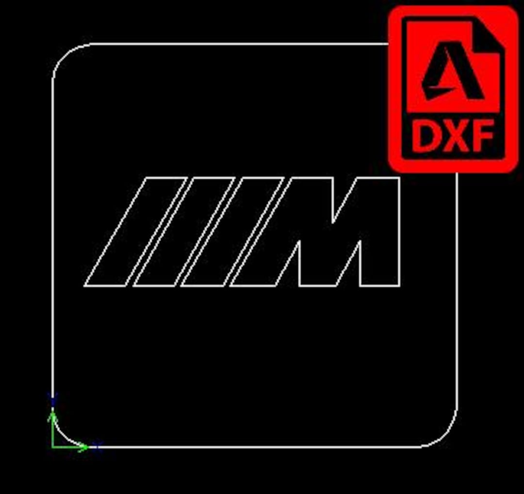 Coaster BMW M Logo, DIY, DXF File for Cnc Laser Cutting, Wood, Metal ...