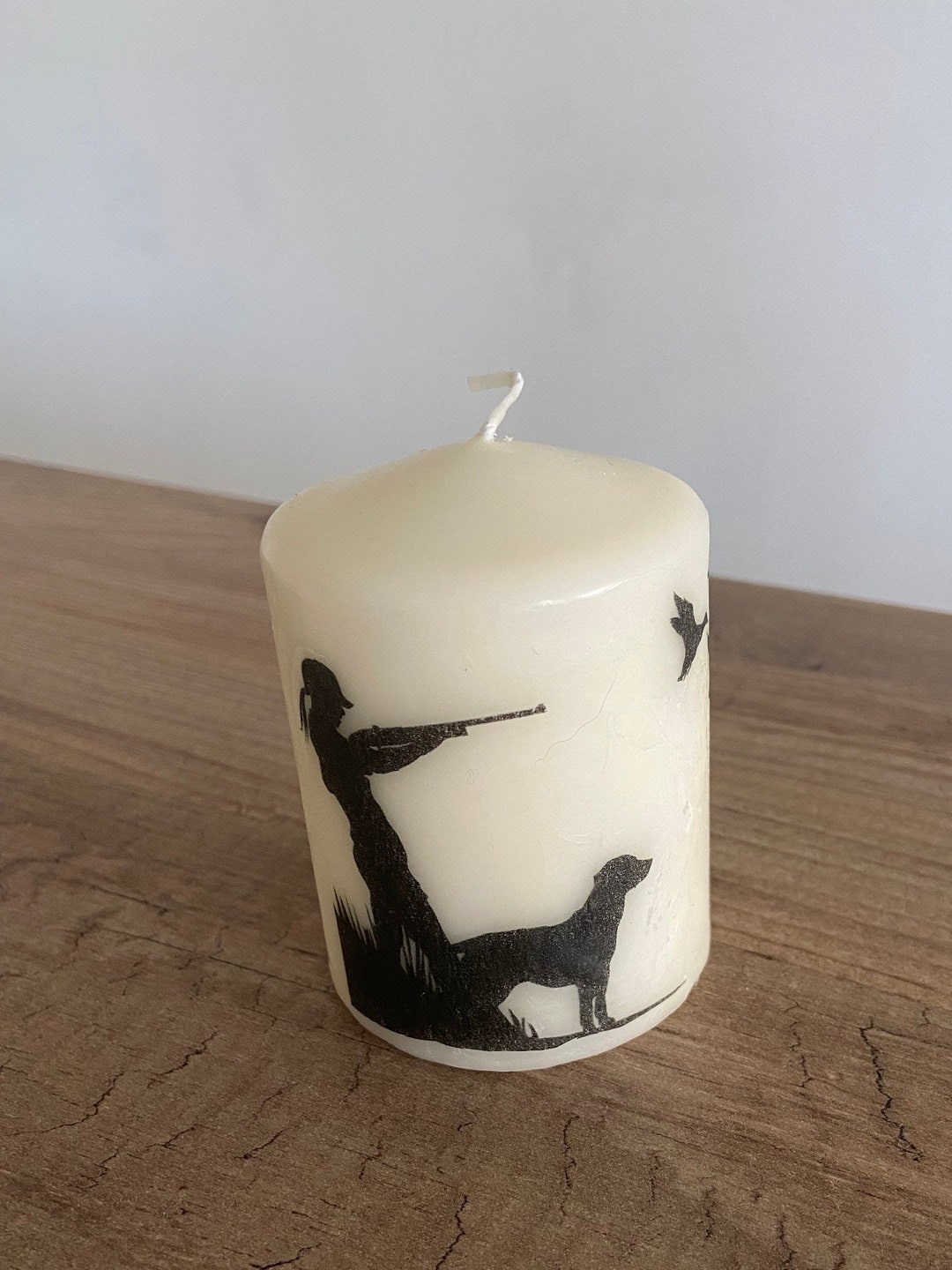 Hunting Candle Black Silhouette, Countryside Sport Themed, Field Sport ...