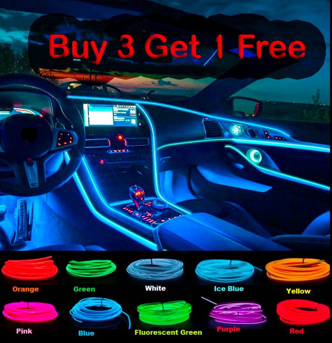 Ambient Led Lights Decoration Strips Light Car Interior. - Etsy