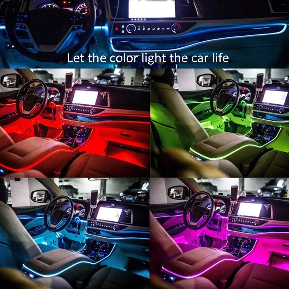 Ambient Led Lights Decoration Strips Light Car Interior. - Etsy