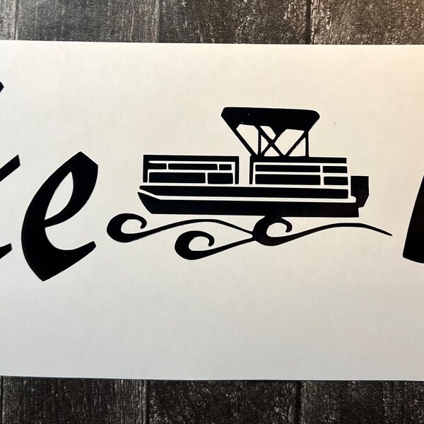 Lake Life Decal - Etsy