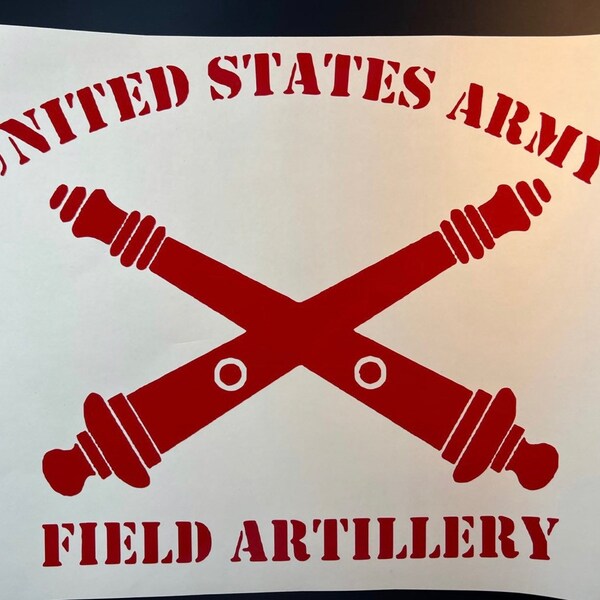Artillery Decal - Etsy