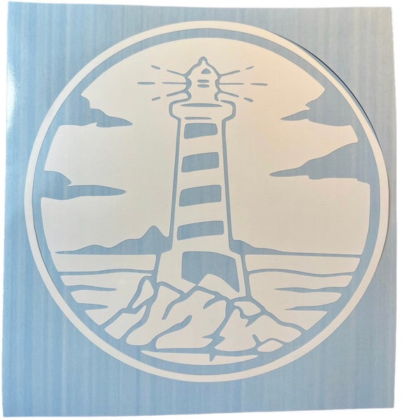 Lighthouse Decal - Etsy