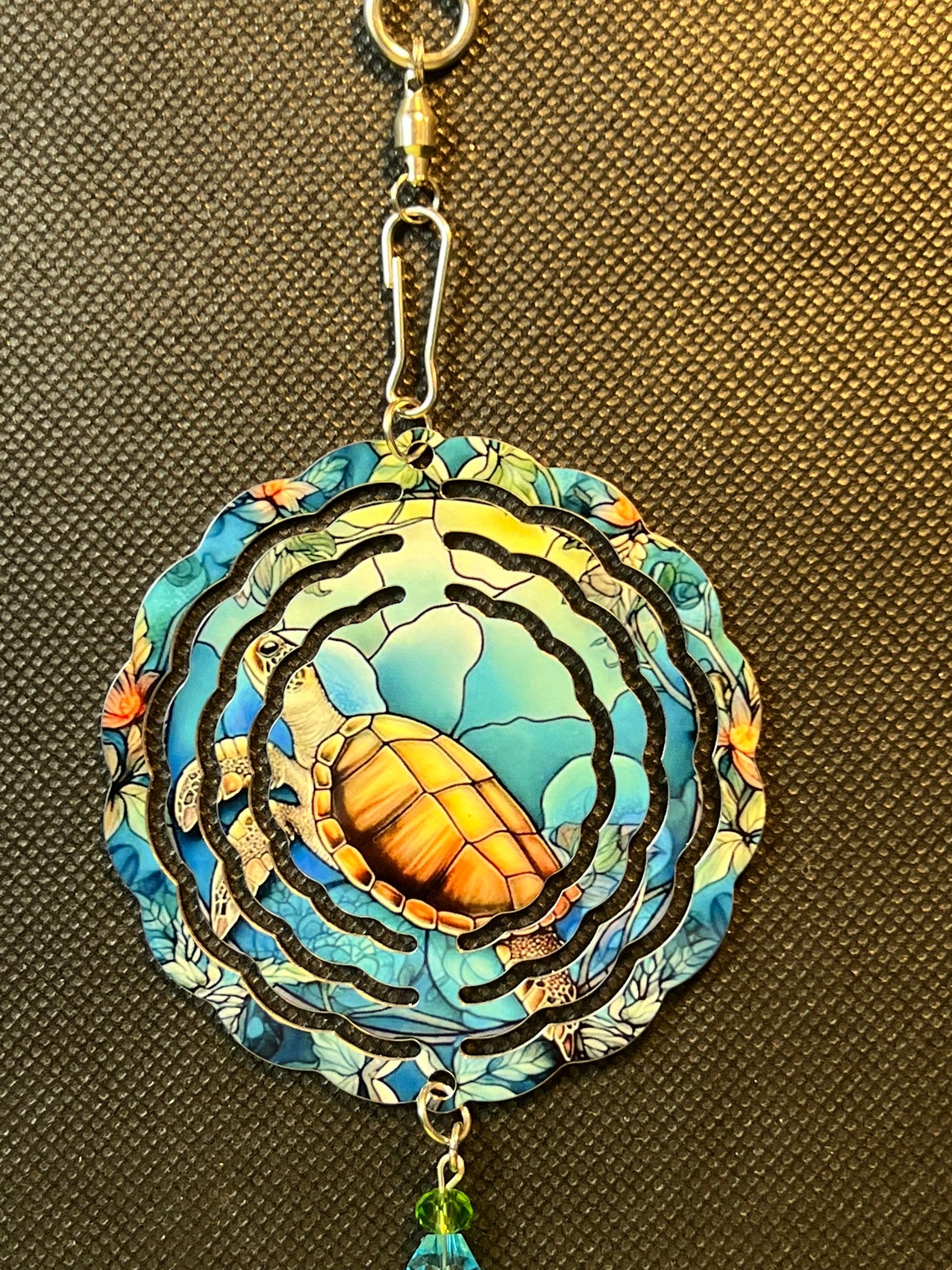 Sea Turtle Mini Hanging Wind Spinner Car Indoor Outdoor New - Etsy