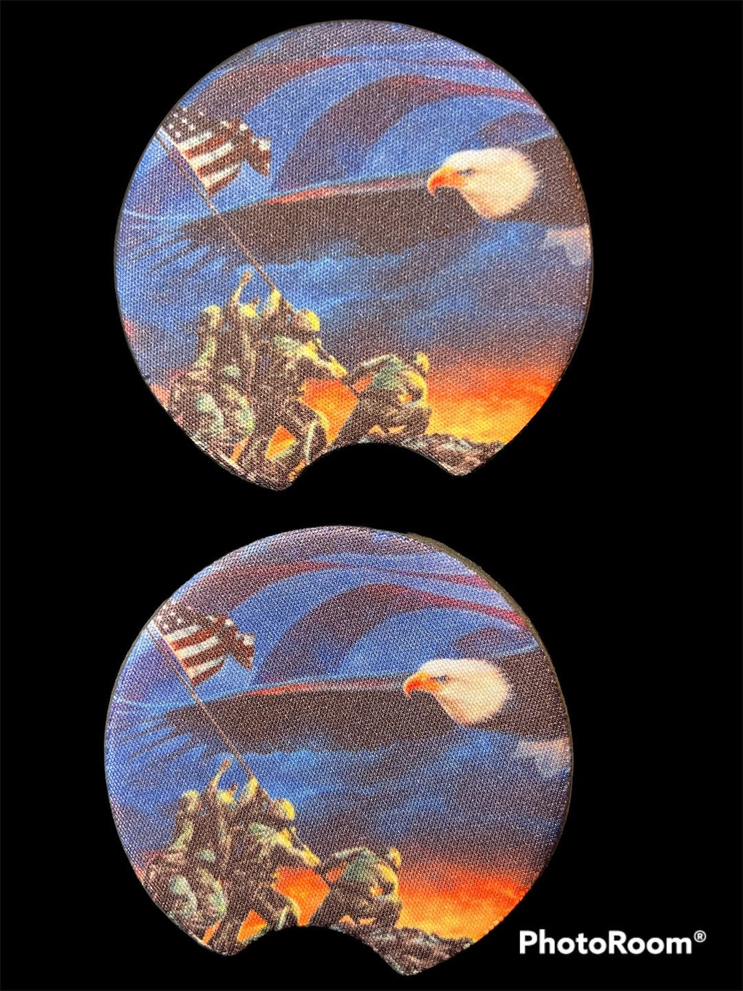 Izamiento De La Bandera Iwo Jima Car Cup Holder Posavasos Nuevo - Etsy ...