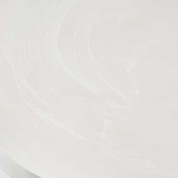 Off-white Handmade Round Coffee Table on Three Legs Wavy - Etsy