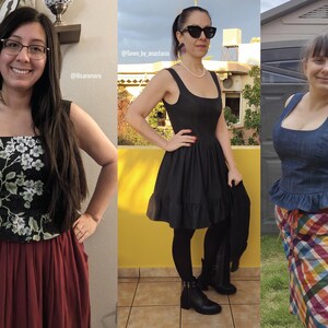 CORSET Style DRESS and TOP Sewing Pattern / Sizes 32-52 / Instant Pdf ...