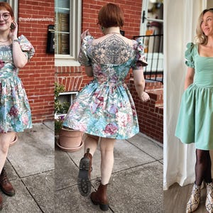CORSET Style DRESS and TOP Sewing Pattern / Sizes 32-52 / Instant Pdf ...