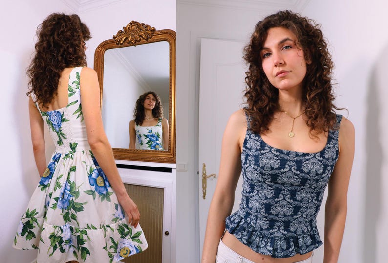 CORSET Style DRESS and TOP Sewing Pattern / Sizes 32-52 / Instant Pdf ...