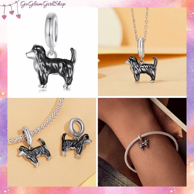 Sterling Silver Dog Breed Charm – Fits Pandora Bracelet - Etsy